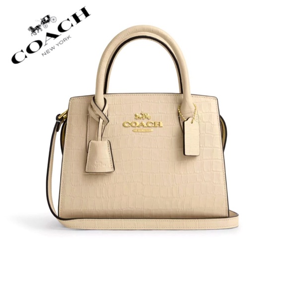 Coach | Bags | Nwt Coach Andrea Leather Carryall Bag | Poshmark
